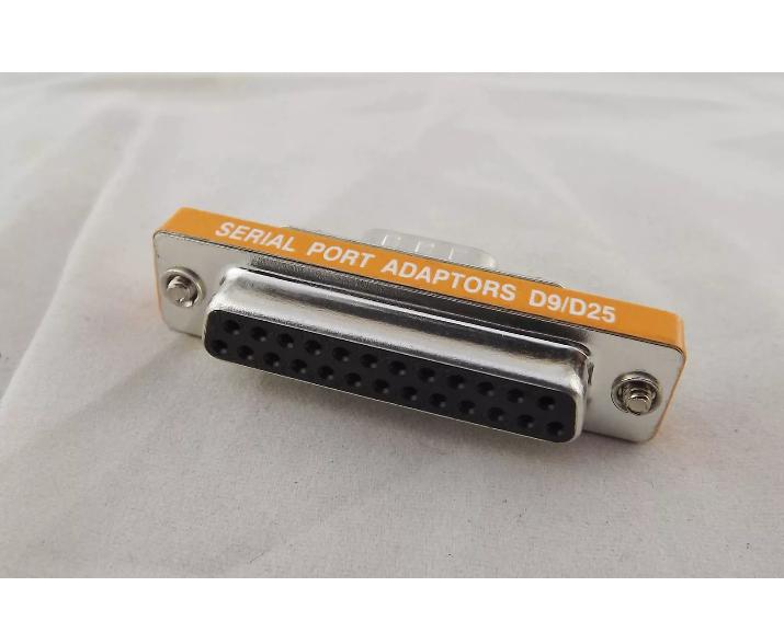 1x DB9 Serial Port Male to DB25 Parallel Female Cable Changer Converte ...