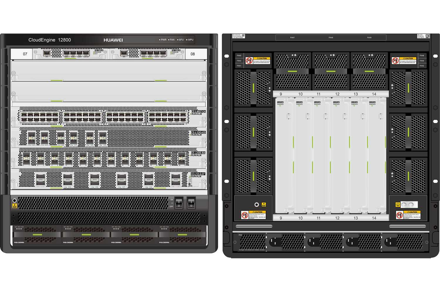 Huawei Data Center Switch CE12800 02114009 CE12804-DC – ICT spareparts