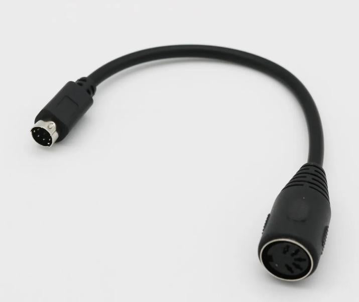 Keyboard Mouse Adapter Cable 5 Pin DIN Female to Mini Din 6 Pin PS/2 P ...
