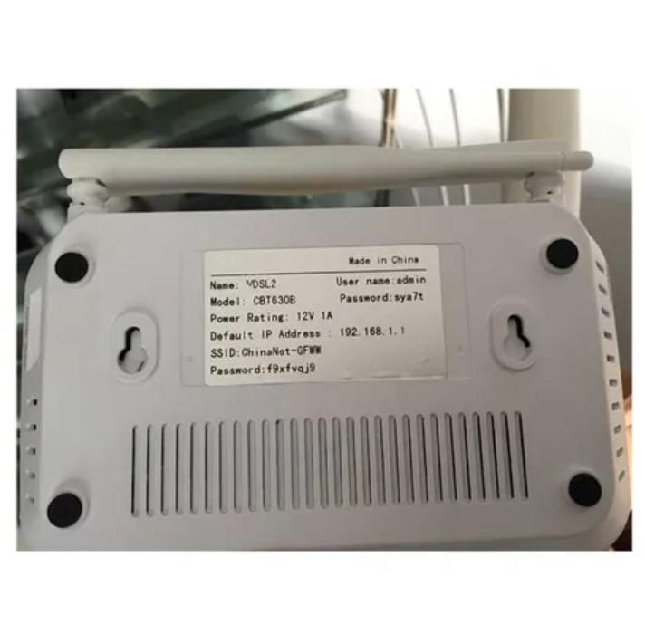 OEM VDSL Modem ADSL2+ CBT630B 4 ports – ICT spareparts